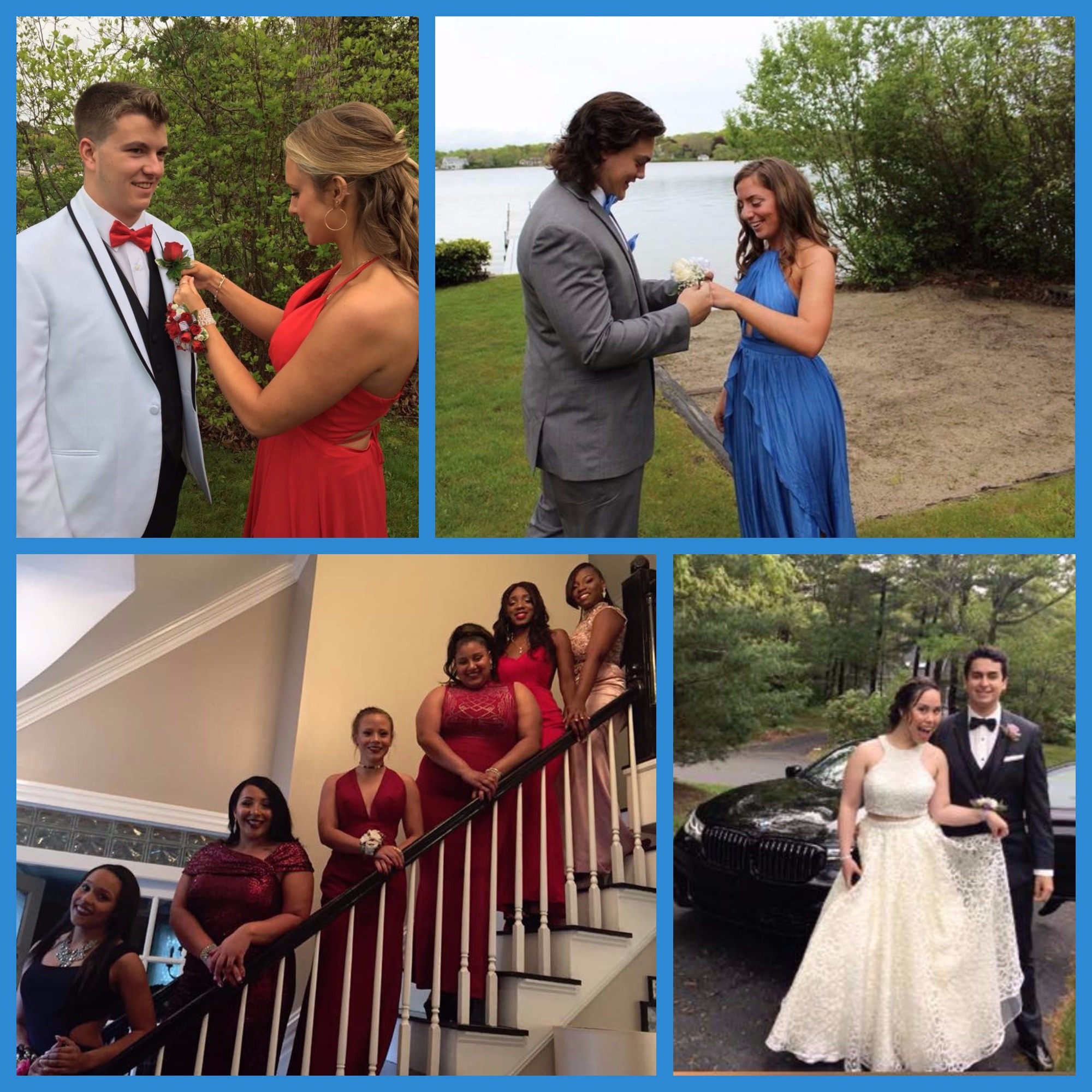 BHS Football & Cheerleading at Prom 2017 | BARNSTABLE HIGH SCHOOL FOOTBALL